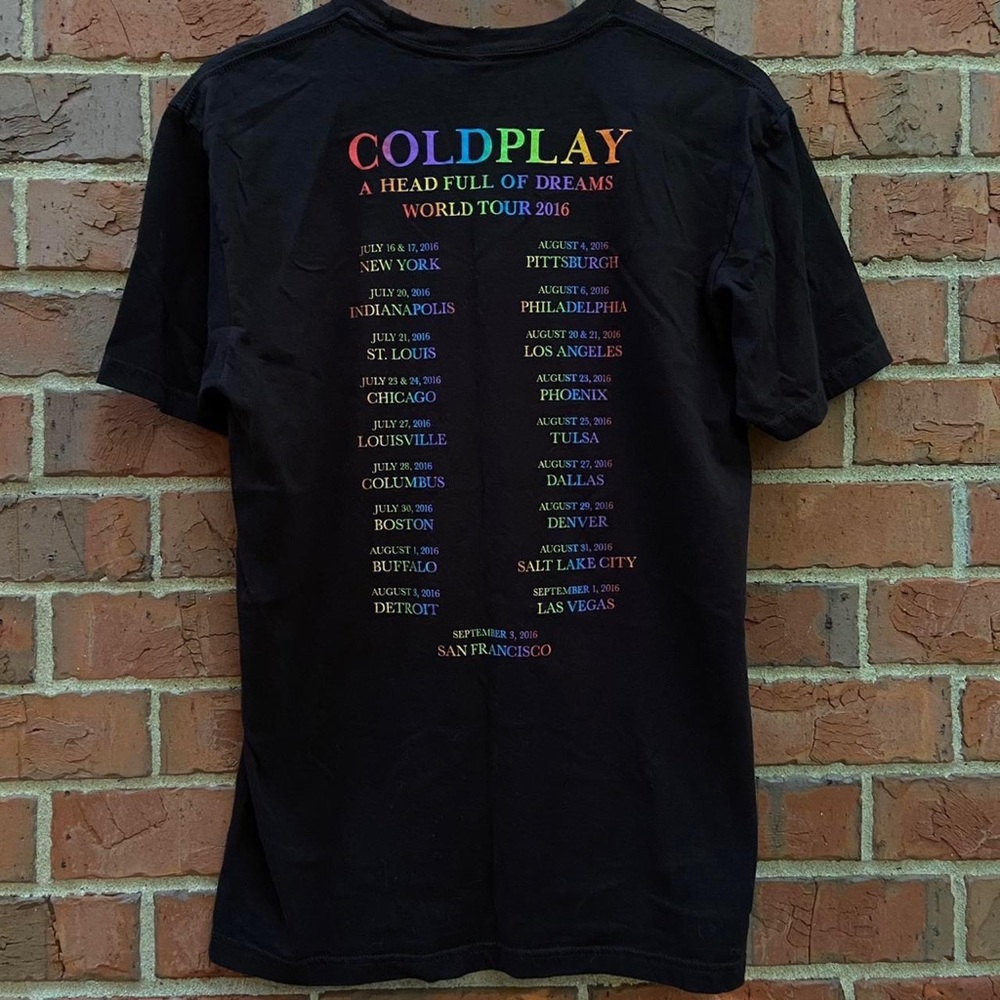 Coldplay 2016 Tour T-Shirt - Gem